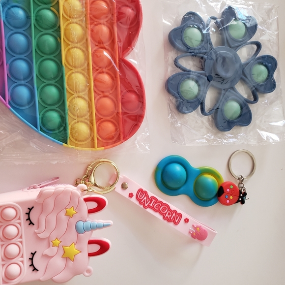 Toys | Fidget Pop It Bundle 4pk | Poshmark